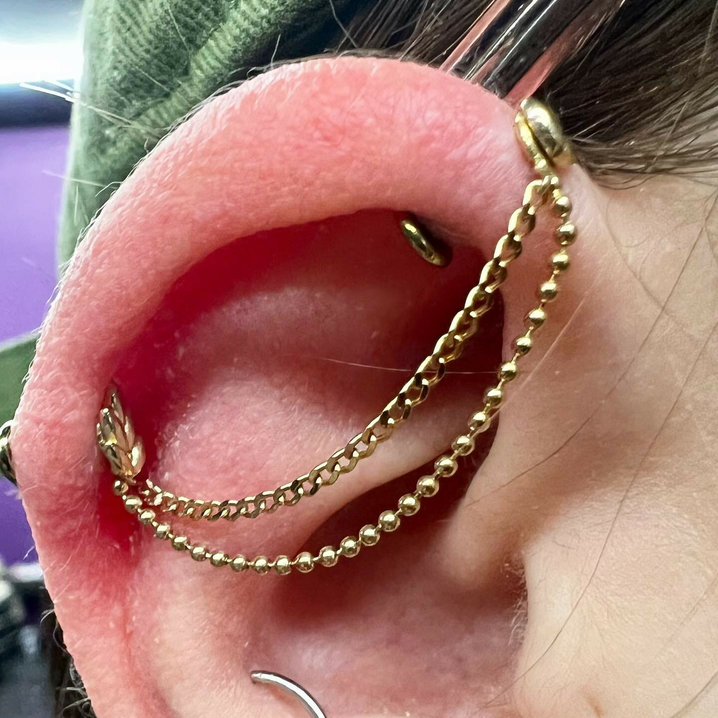 12+ Coolest Industrial Bar Piercing Ideas That You Must Try - Psycho Tats