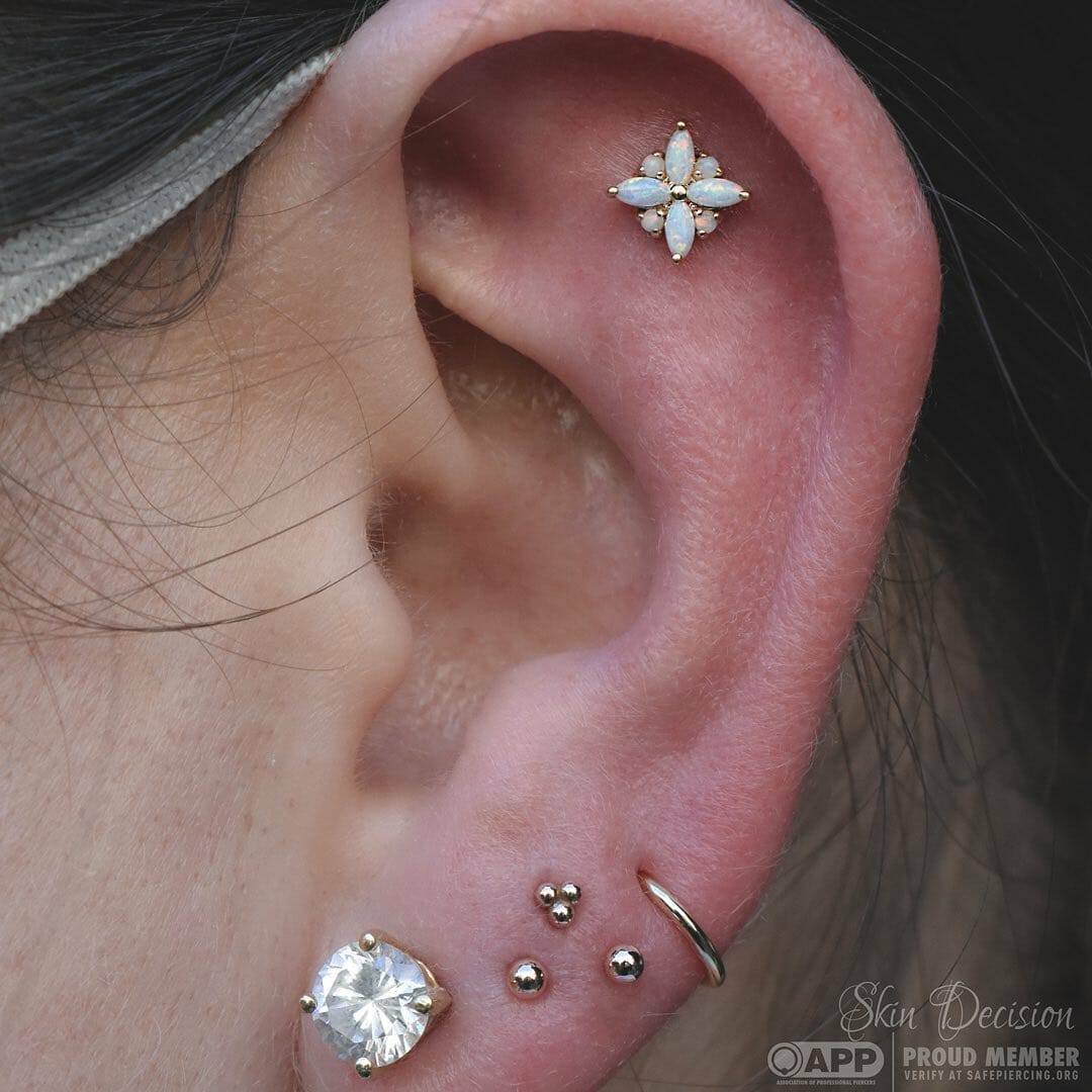 7+ Amazing Ideas For A Lobe Piercing That You Should Try To Look ...