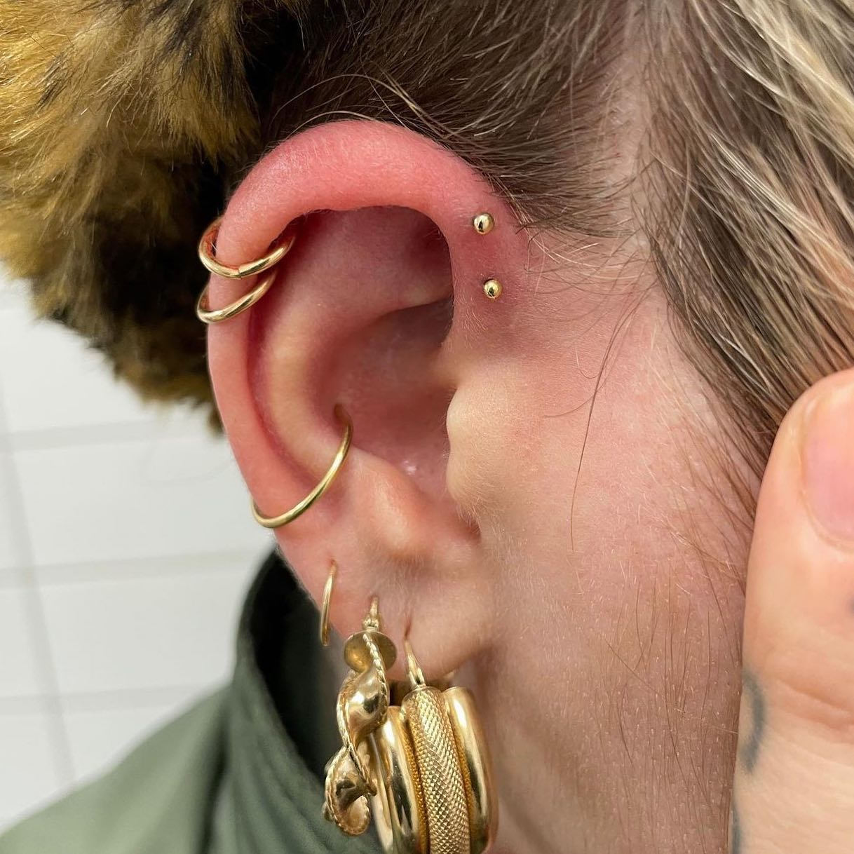 10+ Marvellous Forward Helix Piercing Design Ideas That You’ll Surely ...