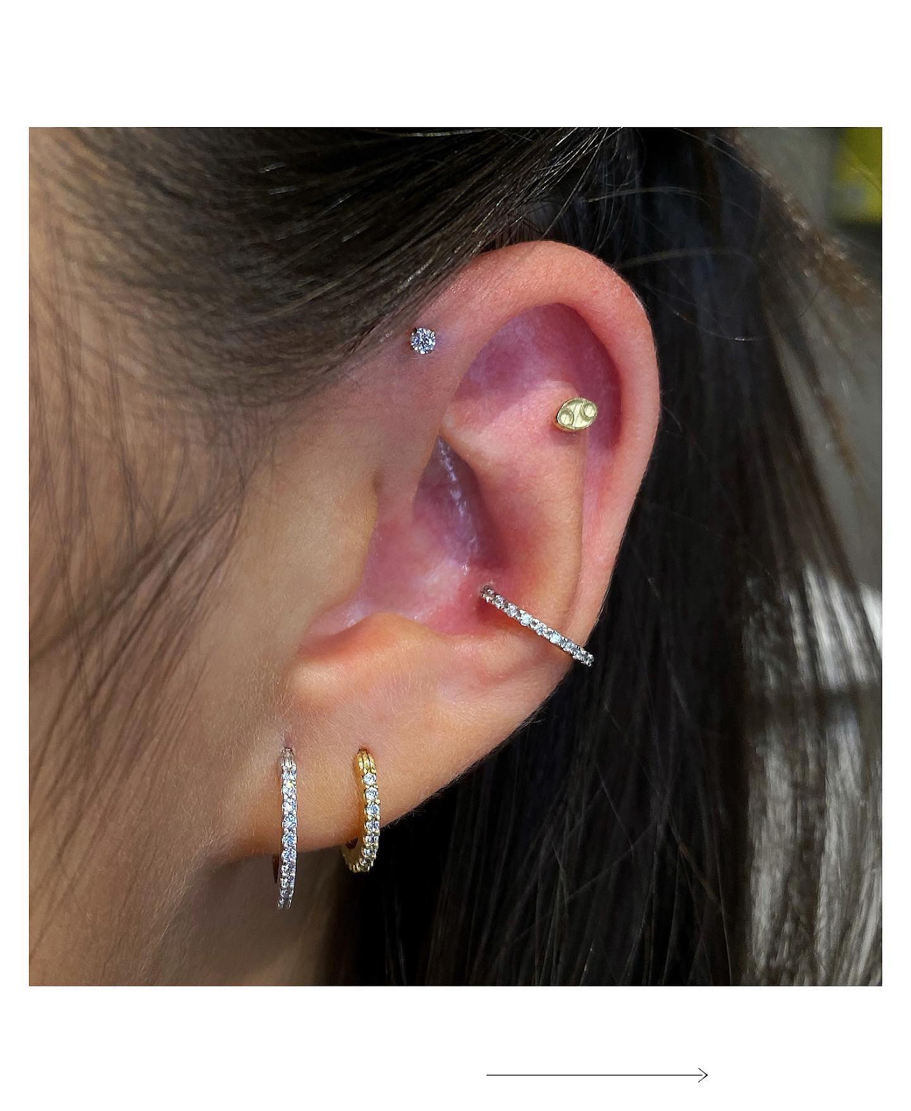 10+ Marvellous Forward Helix Piercing Design Ideas That You’ll Surely ...