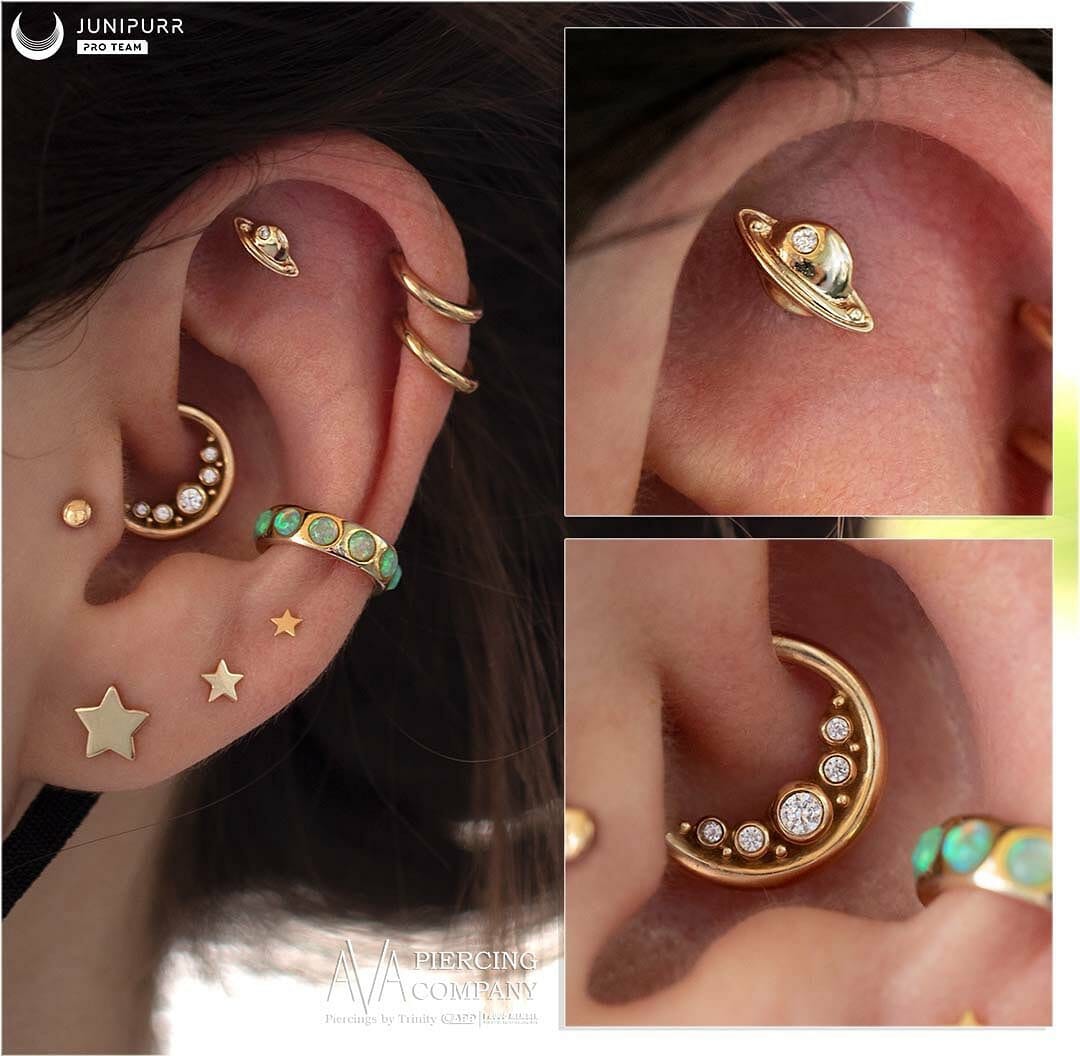 8+ Daith Piercing Ideas That Will Give you an Exotic Look - Psycho Tats