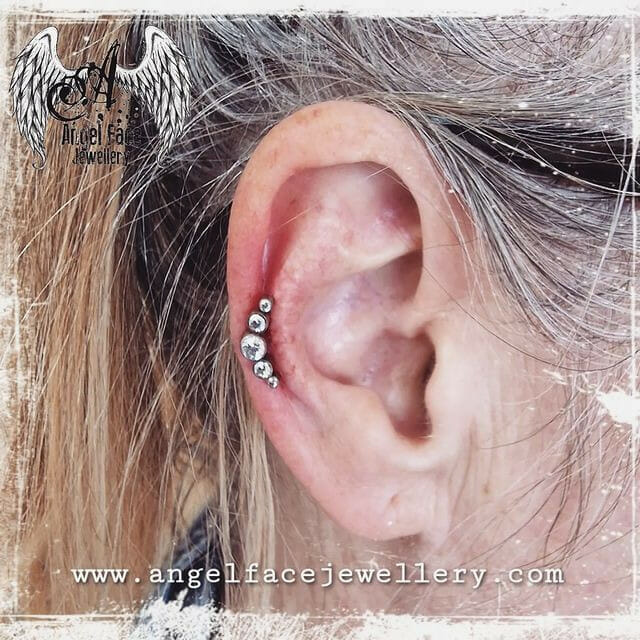 12+ Coolest Auricle Piercing Ideas That Will Leave You Mesmerized ...