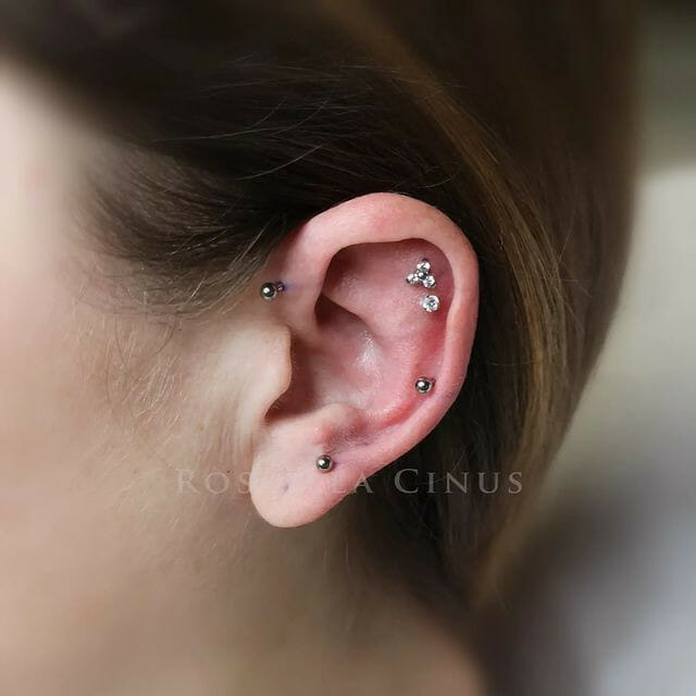 12+ Coolest Auricle Piercing Ideas That Will Leave You Mesmerized ...