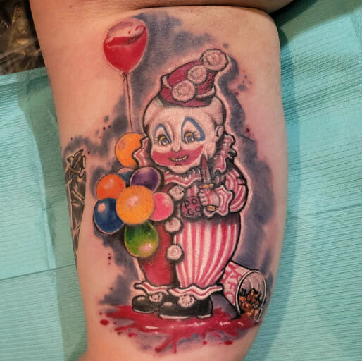 49 Exclusive Clown Tattoo Designs You Must See to Believe! - Psycho Tats