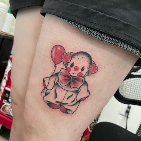 49 Exclusive Clown Tattoo Designs You Must See to Believe! - Psycho Tats
