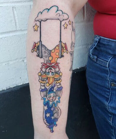 49 Exclusive Clown Tattoo Designs You Must See to Believe! - Psycho Tats