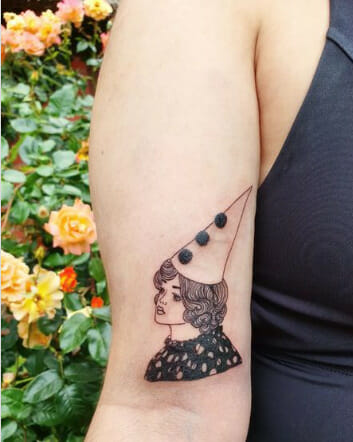 49 Exclusive Clown Tattoo Designs You Must See to Believe! - Psycho Tats
