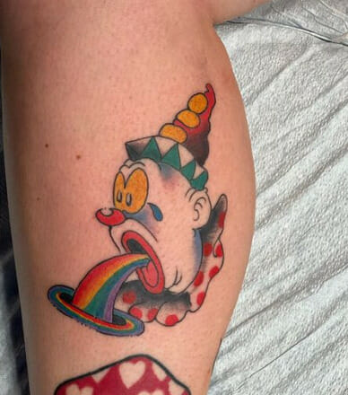 49 Exclusive Clown Tattoo Designs You Must See to Believe! - Psycho Tats