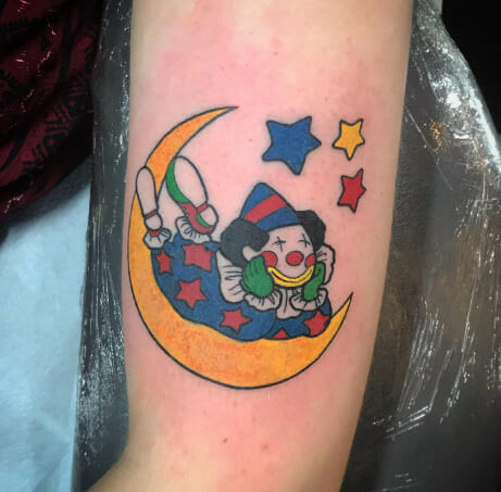 49 Exclusive Clown Tattoo Designs You Must See to Believe! - Psycho Tats