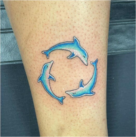 57 Stunning Dolphin Tattoo Designs with Beautiful Meanings - Psycho Tats