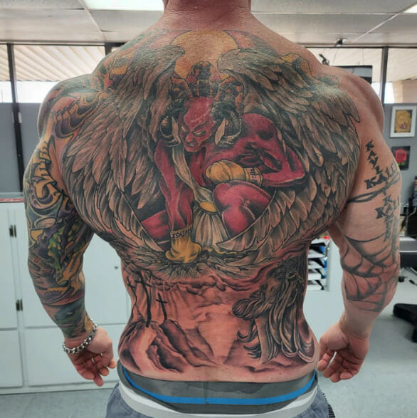 69 Deadly Evil Demon Tattoo Design - Psycho Tats