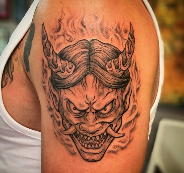 69 Deadly Evil Demon Tattoo Design - Psycho Tats