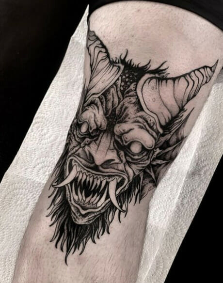 69 Deadly Evil Demon Tattoo Design - Psycho Tats