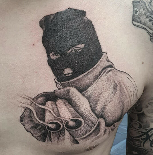 50 Spectacular Badass Gangsta Tattoo - Psycho Tats
