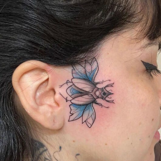 Graceful Ink: 50 Radiant Face Tattoos for Women - Psycho Tats