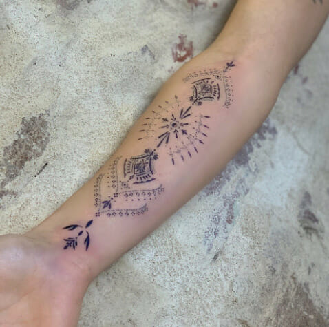 85 Vibrant Patchwork Tattoo Designs for the Artful Soul - Psycho Tats