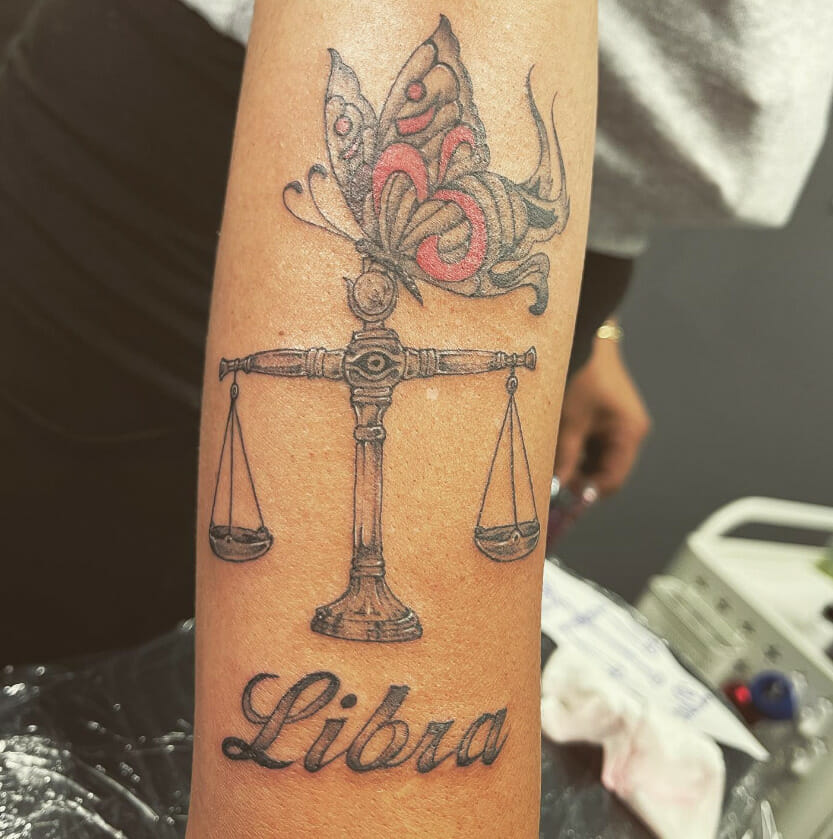 40 Inspiring Libra Tattoos You Can Get Today! - Psycho Tats