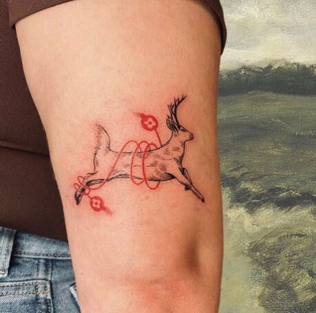 45 Breathtaking Deer Tattoo Designs That Anyone Can Get - Psycho Tats