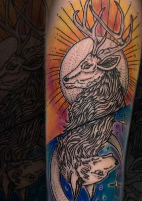 45 Breathtaking Deer Tattoo Designs That Anyone Can Get - Psycho Tats