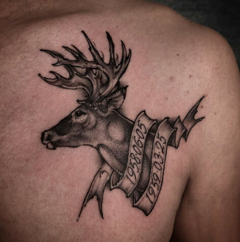 45 Breathtaking Deer Tattoo Designs That Anyone Can Get - Psycho Tats