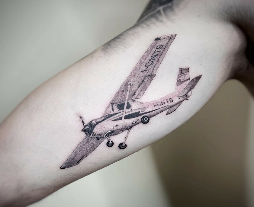 41 Airplane Tattoo Concepts to Inspire Your Next Ink – Tattoos in ...