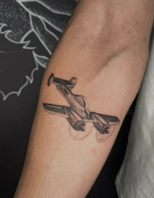 41 Airplane Tattoo Concepts to Inspire Your Next Ink – Tattoos in ...