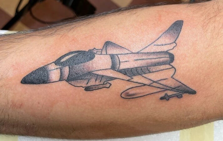 41 Airplane Tattoo Concepts to Inspire Your Next Ink – Tattoos in ...