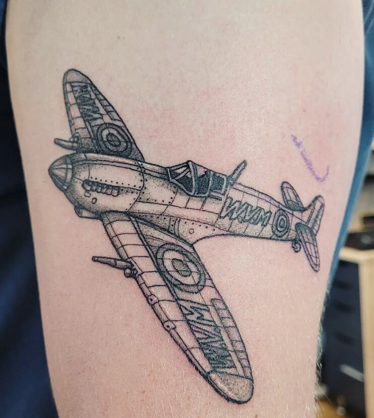 41 Airplane Tattoo Concepts to Inspire Your Next Ink – Tattoos in ...