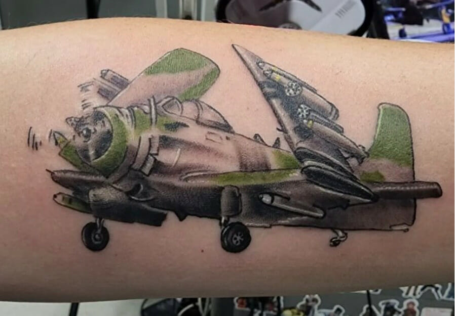 41 Airplane Tattoo Concepts to Inspire Your Next Ink – Tattoos in ...
