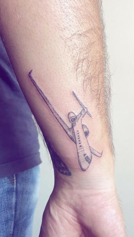 41 Airplane Tattoo Concepts to Inspire Your Next Ink – Tattoos in ...
