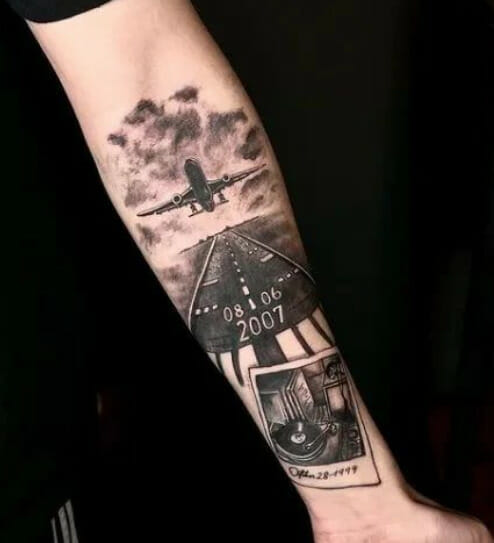 41 Airplane Tattoo Concepts to Inspire Your Next Ink – Tattoos in ...