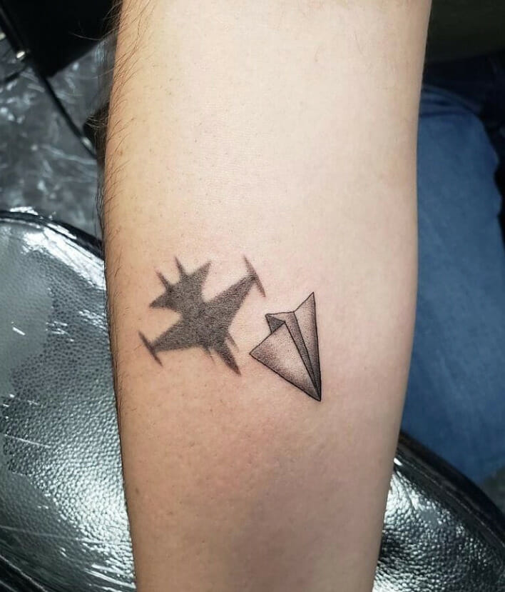 41 Airplane Tattoo Concepts to Inspire Your Next Ink – Tattoos in ...