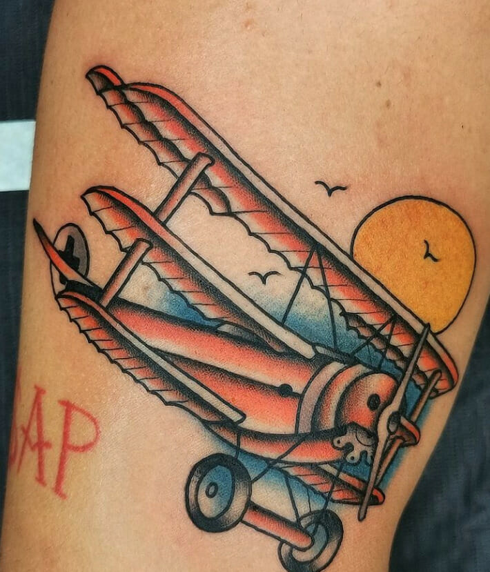 41 Airplane Tattoo Concepts to Inspire Your Next Ink – Tattoos in ...