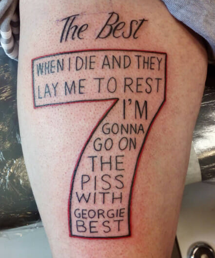 15 Magnificent Number 7 Tattoo Designs - Psycho Tats