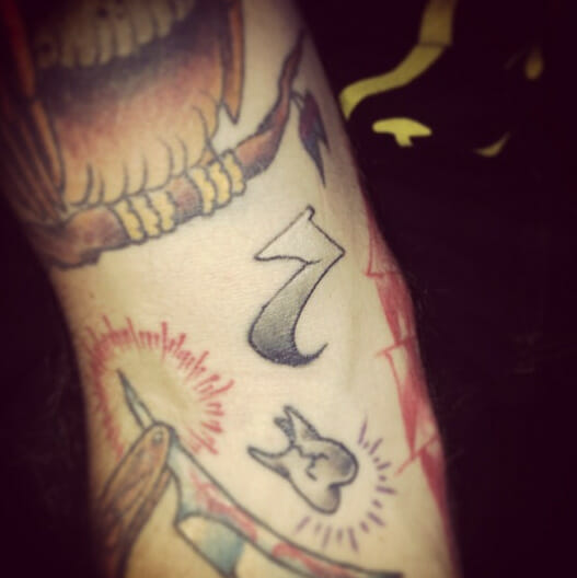 15 Magnificent Number 7 Tattoo Designs - Psycho Tats