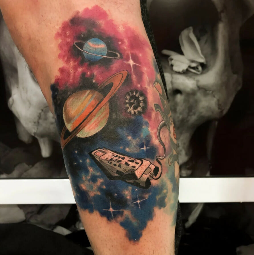61 Earth Shattering Space Tattoo Designs Will Undoubtedly Make You Look ...