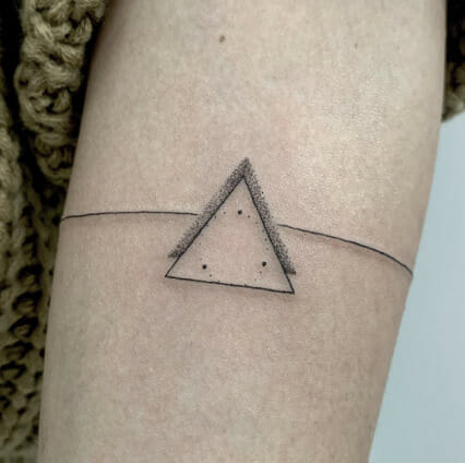 The Top 15 Double Triangle Tattoos to Inspire You – Geometry Meets Ink ...