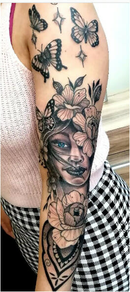 57 Impressive Sleeve Tattoos Designs For Women - Psycho Tats