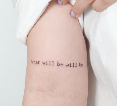 51 Modern Text Word Tattoo Designs with Deep Meaning - Psycho Tats