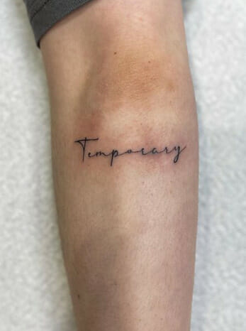 51 Modern Text Word Tattoo Designs with Deep Meaning - Psycho Tats