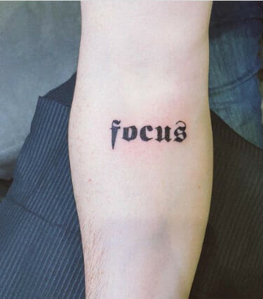 51 Modern Text Word Tattoo Designs with Deep Meaning - Psycho Tats