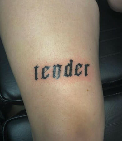 51 Modern Text Word Tattoo Designs with Deep Meaning - Psycho Tats