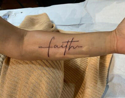 51 Modern Text Word Tattoo Designs with Deep Meaning - Psycho Tats