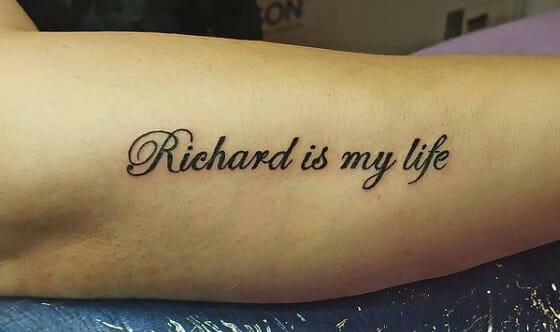 51 Modern Text Word Tattoo Designs with Deep Meaning - Psycho Tats