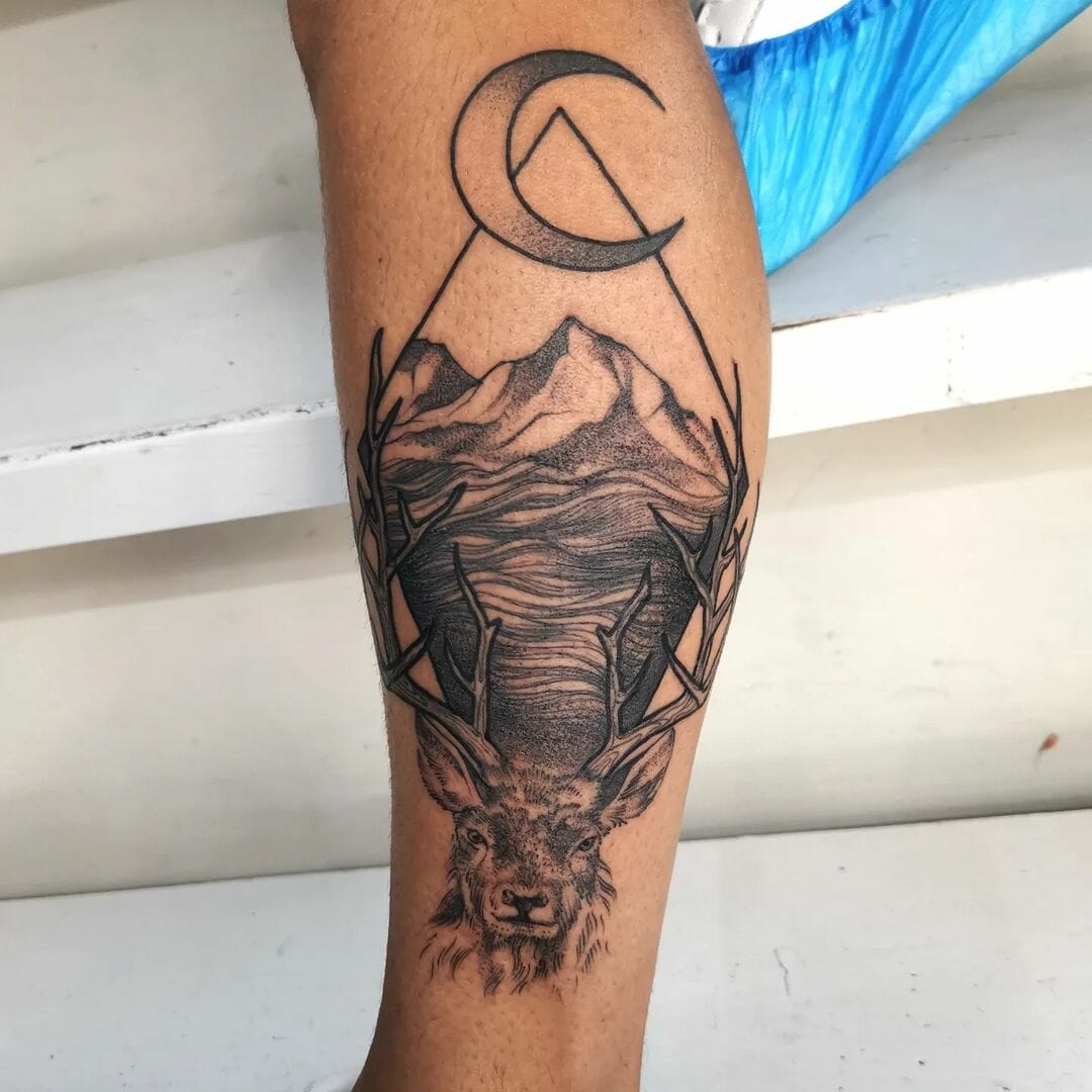 55 Latest Mountain Tattoo Designs with Deep Meanings - Psycho Tats