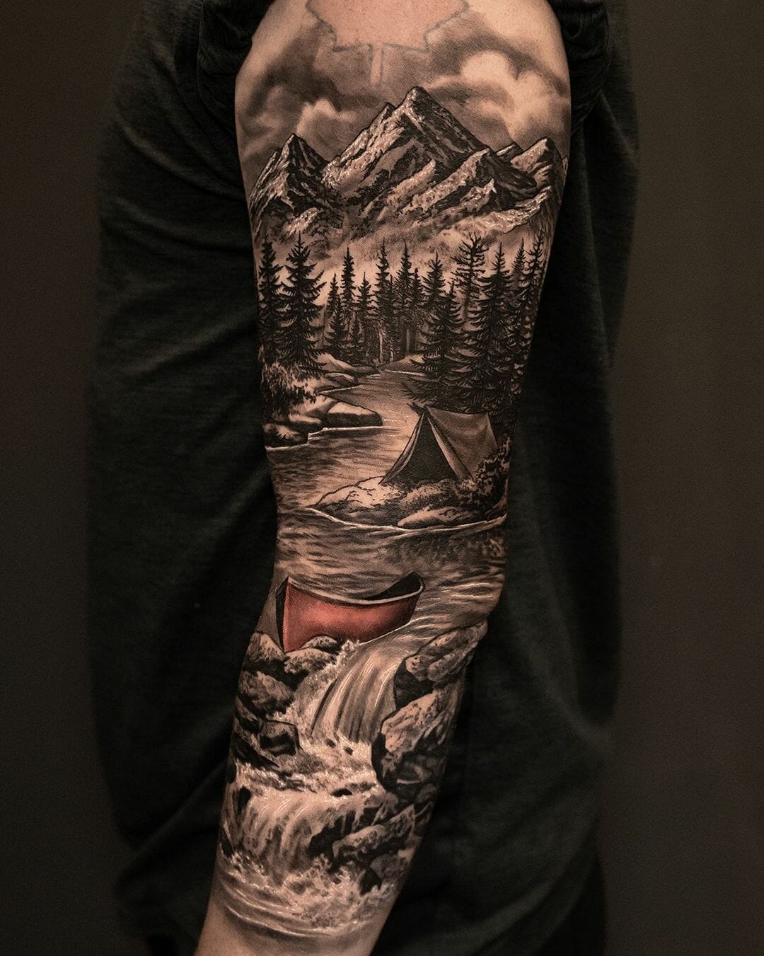 55 Latest Mountain Tattoo Designs with Deep Meanings - Psycho Tats