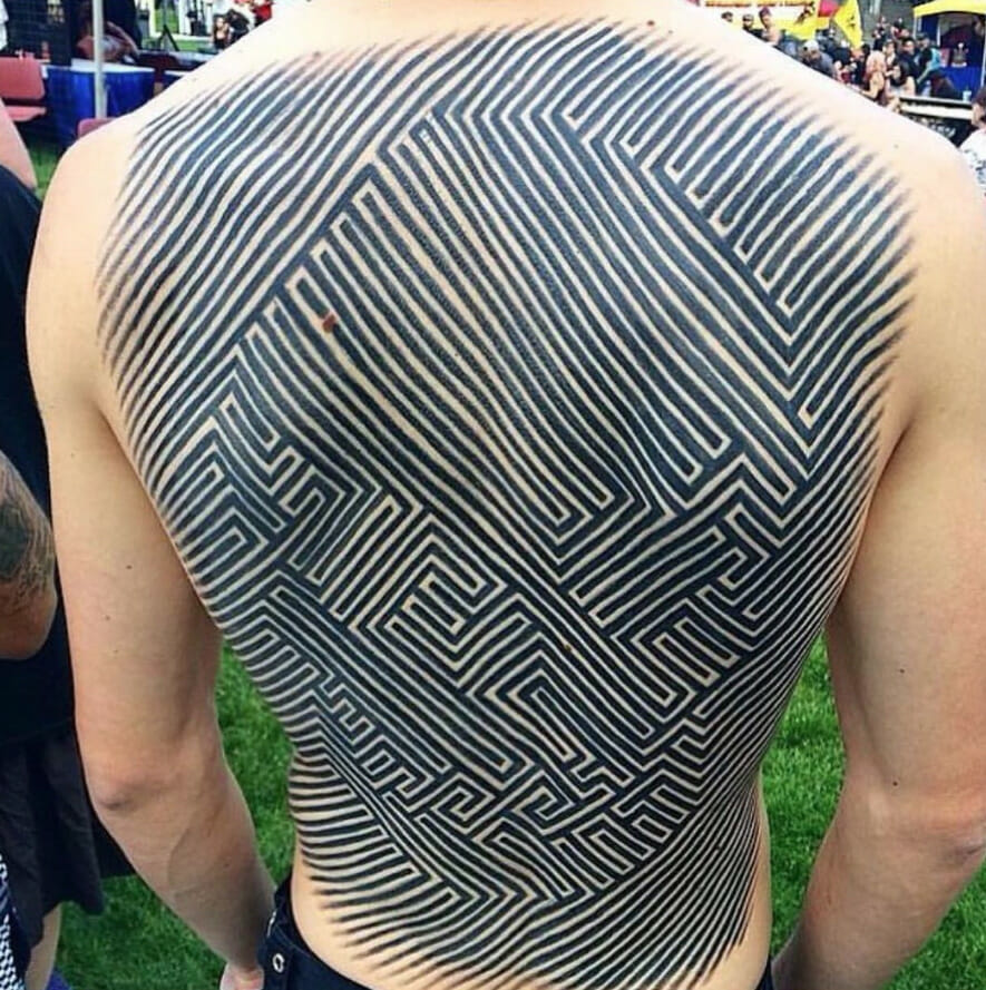71 Mesmerizing Optical Illusion Tattoos That Will Make You Look Twice ...