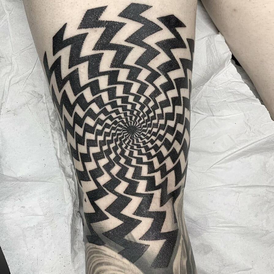 71 Mesmerizing Optical Illusion Tattoos That Will Make You Look Twice ...