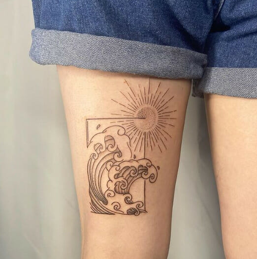 70 Stunning Wave Tattoos Designs To Appreciate the Beauty and Majesty ...