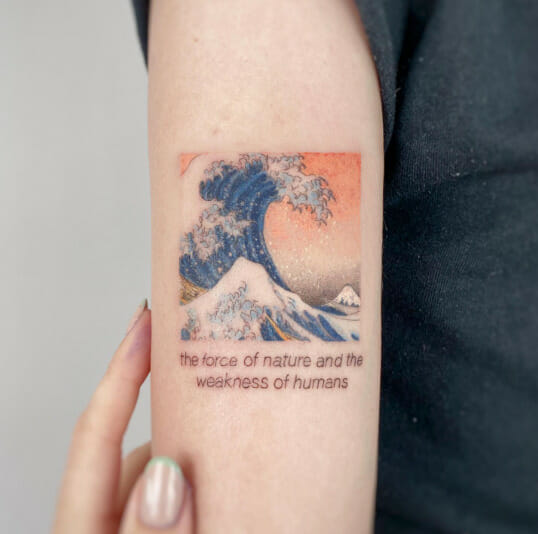 70 Stunning Wave Tattoos Designs To Appreciate the Beauty and Majesty ...